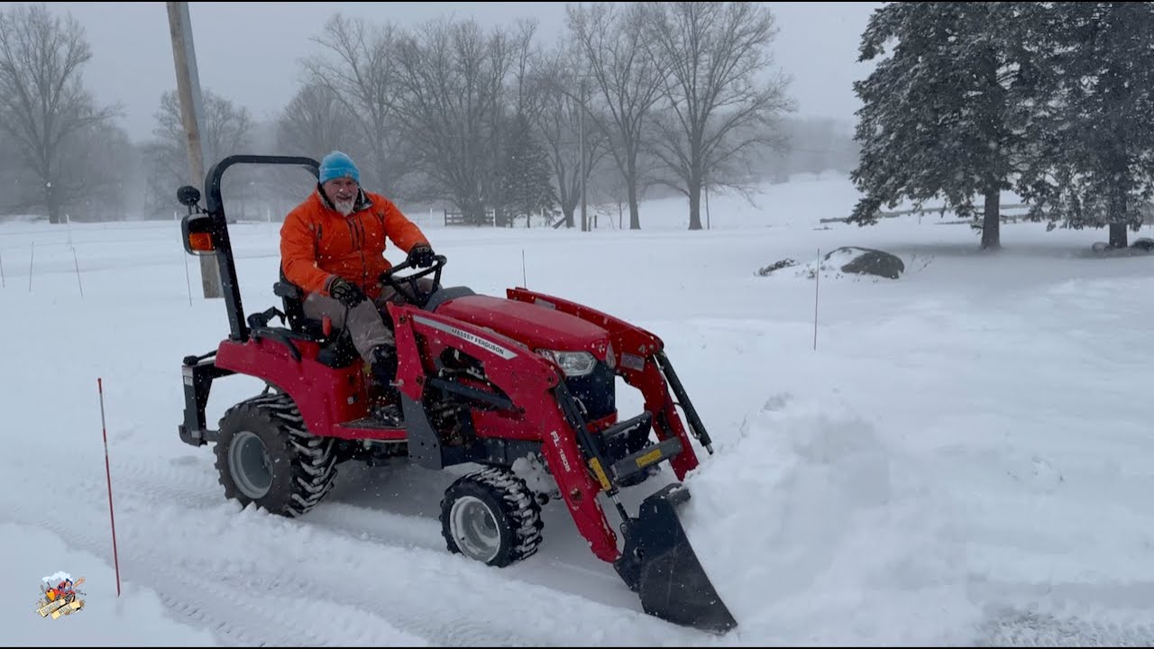 Digging out after a Snow Storm | Mikes Snow Removal - YouTube