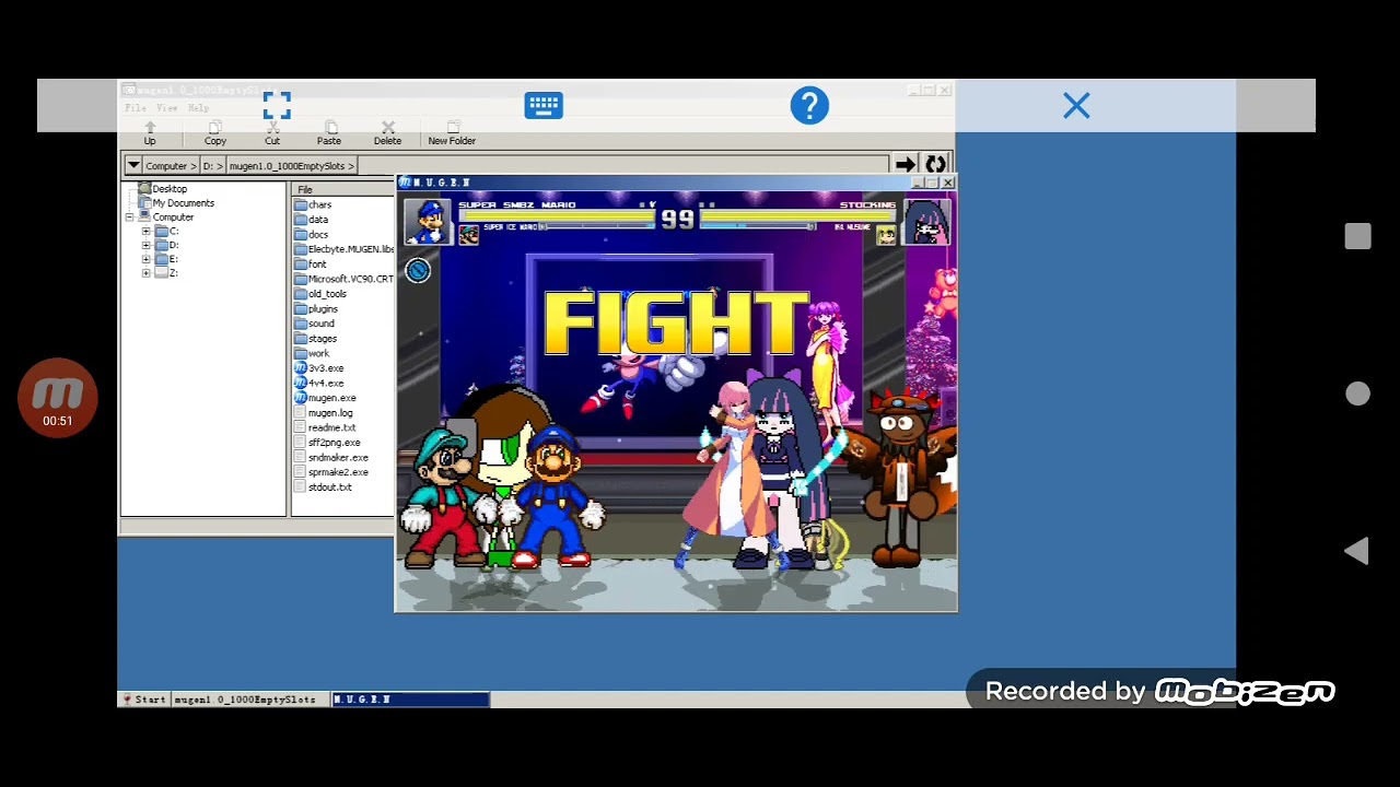 Lily Mugen Battle #1597: Team Super SMBZ Mario vs Team Stocking - YouTube