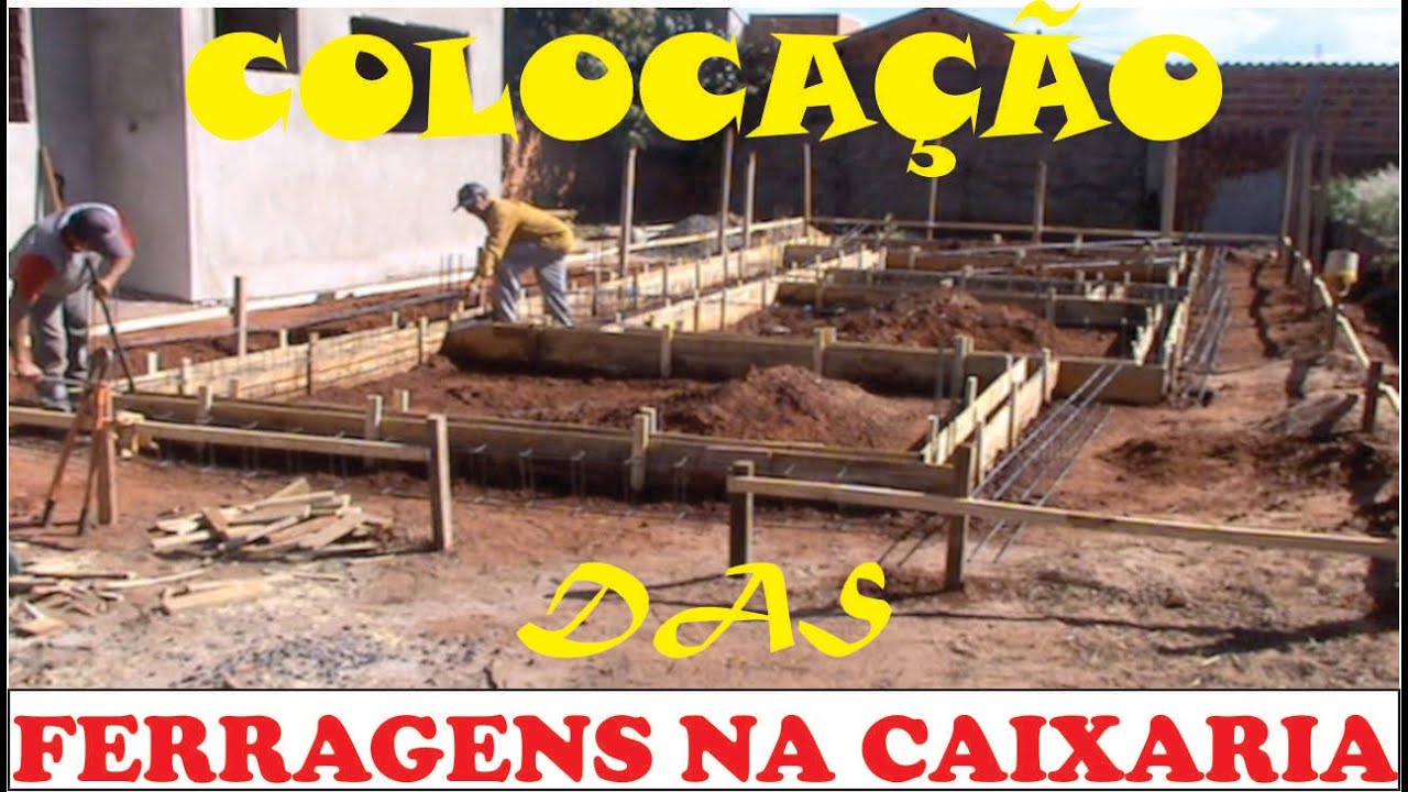 COLOCANDO AS FERRAGENS DA VIGA BALDRAME - YouTube