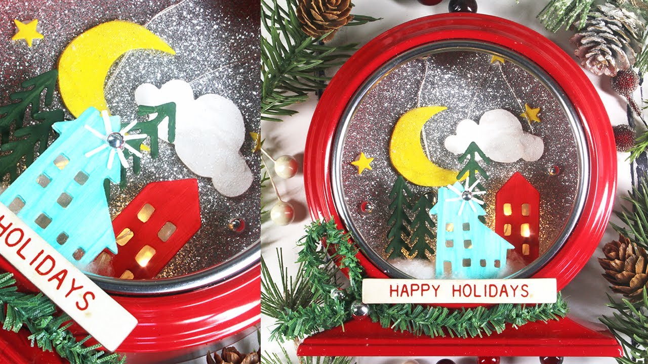 DIY Gifts! Make your OWN Tim Holtz CHRISTMAS Curio Clock with Sizzix ...