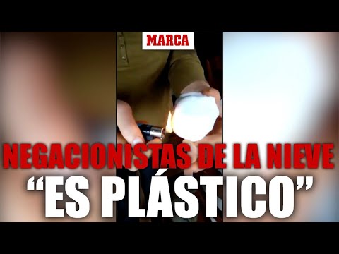 La prueba de los negacionistas de la nieve: \