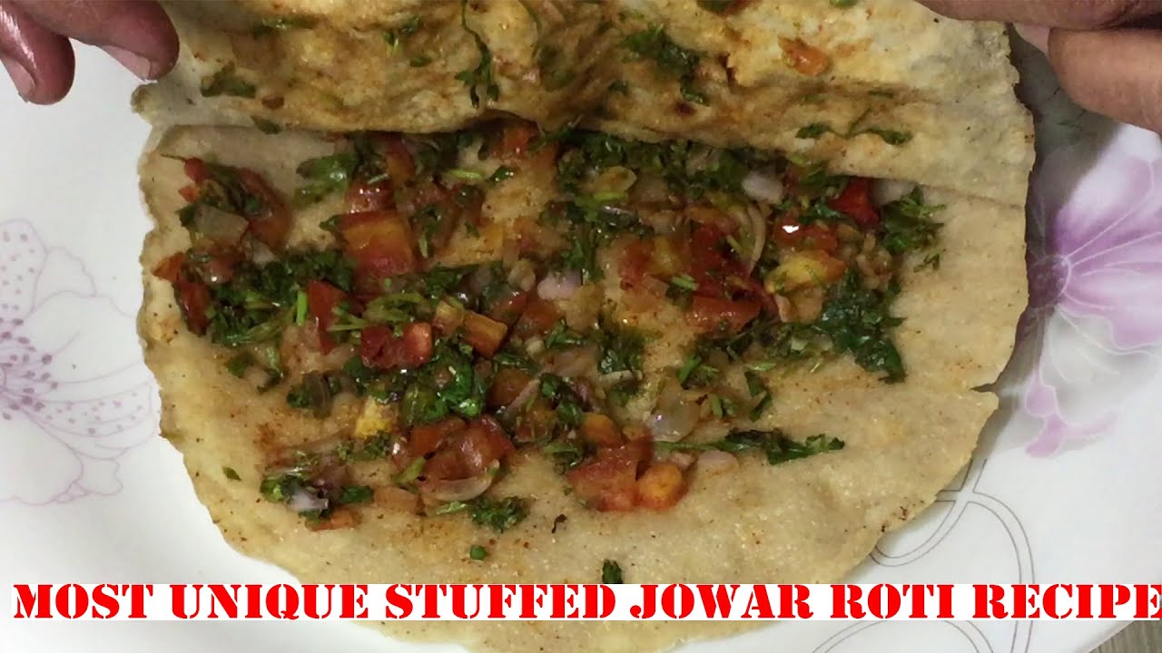 MOST UNIQUE "STUFFED JOWAR ROTI" RECIPE | METHI STUFFED JOWAR ROTI ...
