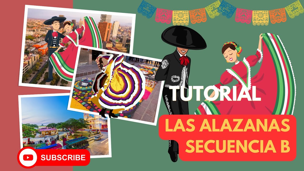 Alazanas Secuencia B #danzafolklorica - YouTube