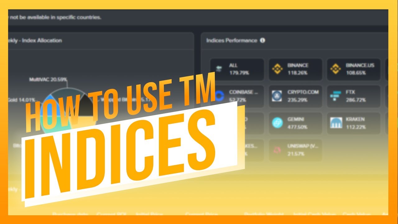 #3 Token Metrics Indices Tutorial | How to Follow Indices - YouTube