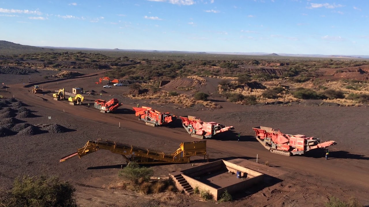 Seneca Crushing Mineral Processing Manganese - YouTube