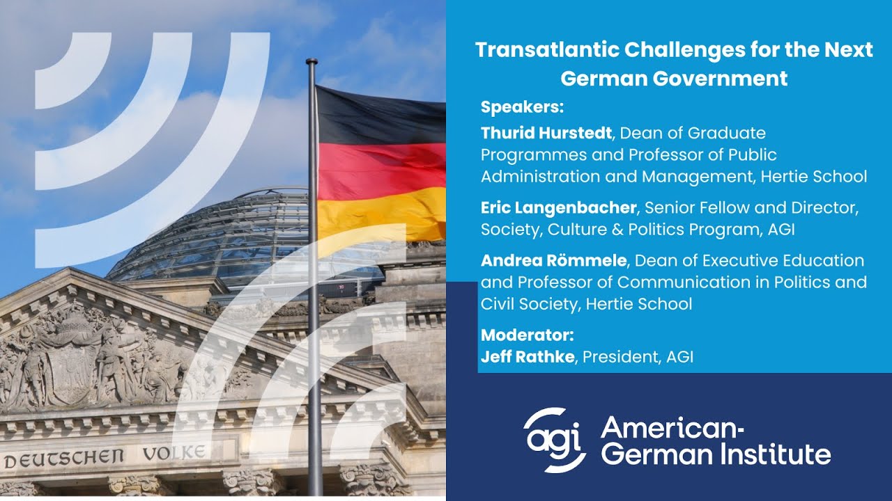 Transatlantic Challenges for the Next German Government - YouTube