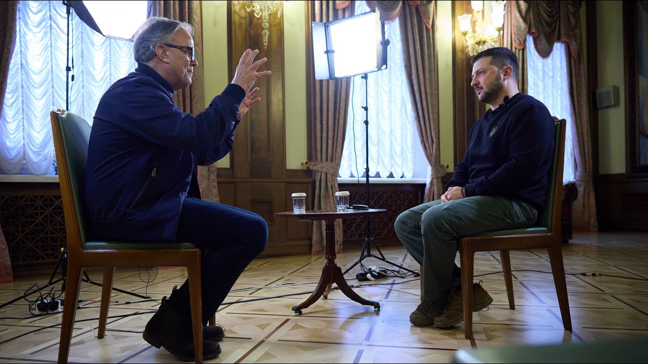 Інтерв’ю Зеленського британському телеканалу Channel 4 News - YouTube