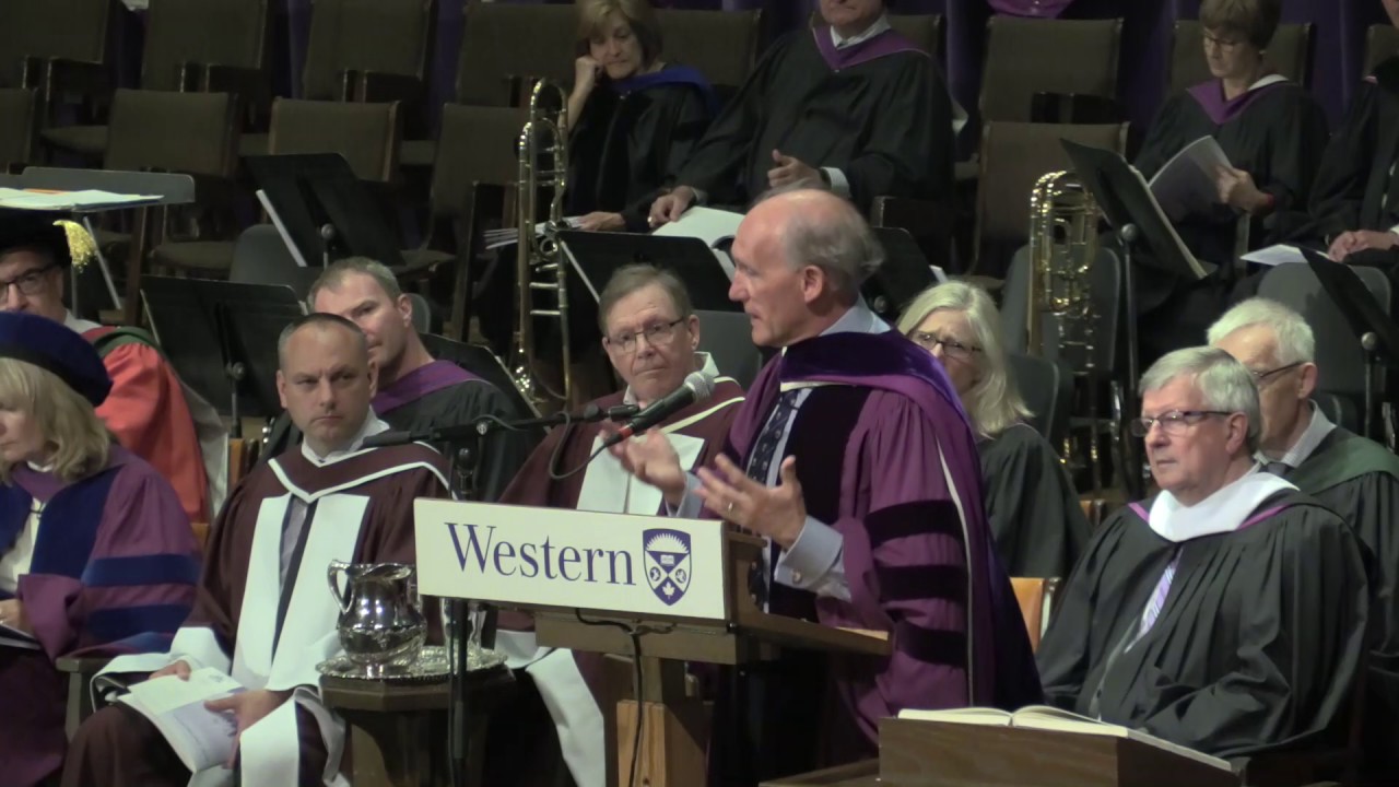 Western University Spring Convocation, July 13, 2017 - David Greenaway ...