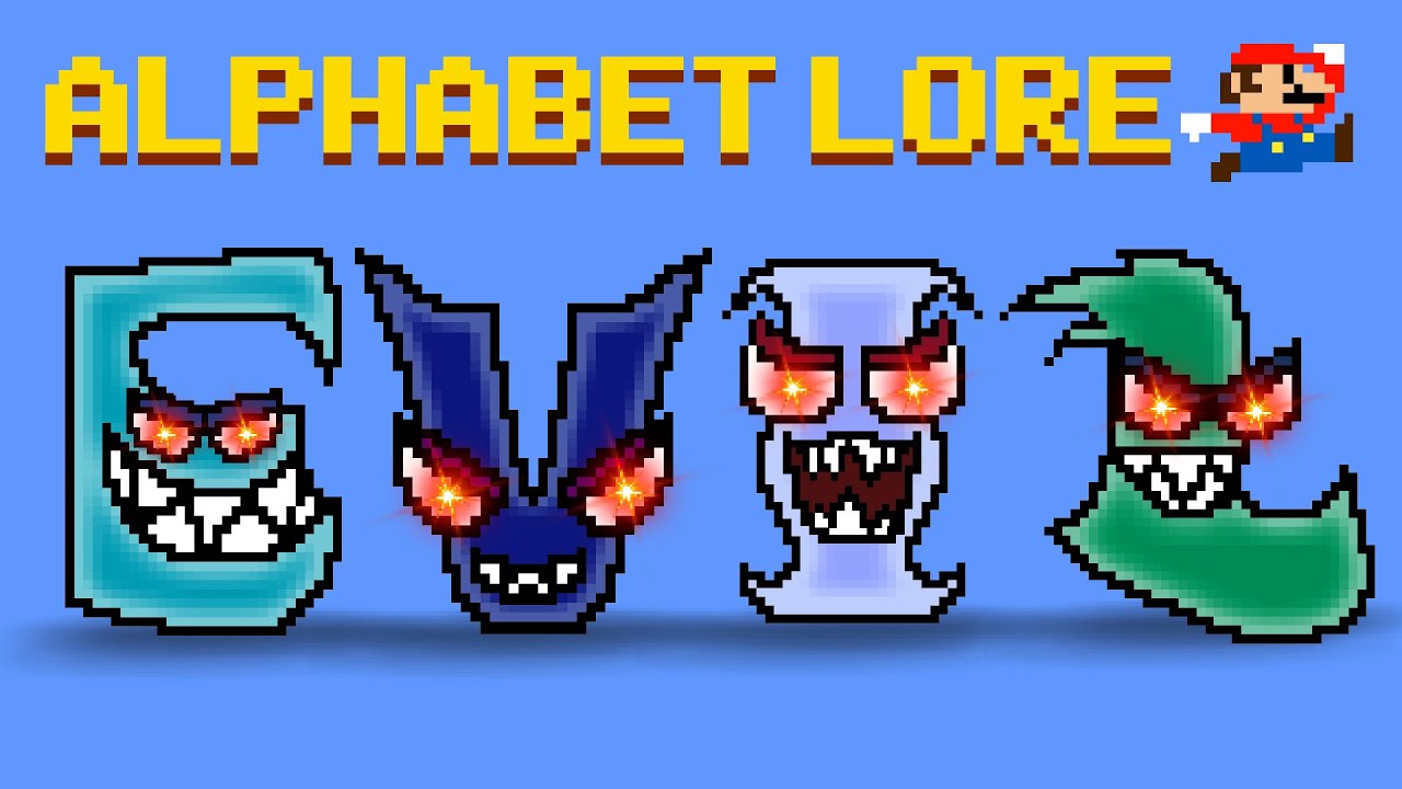 Alphabet Lore plush toy But They are EVIL Transformed (All Letters ...