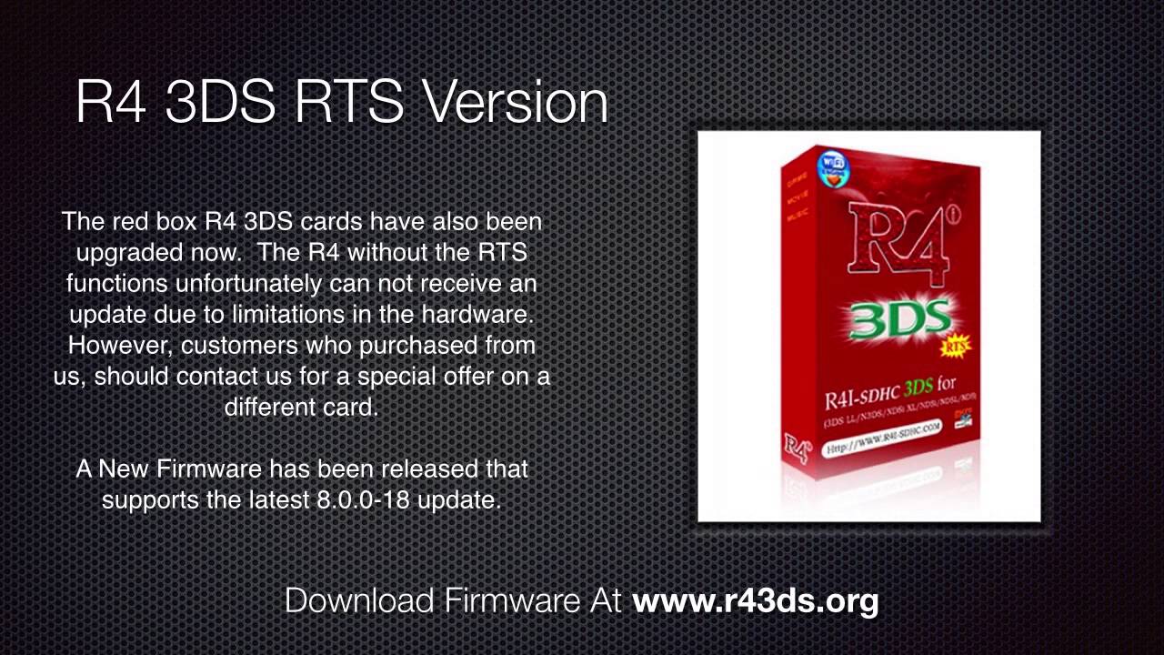 R4 3DS 8.0.0-18 Update - YouTube