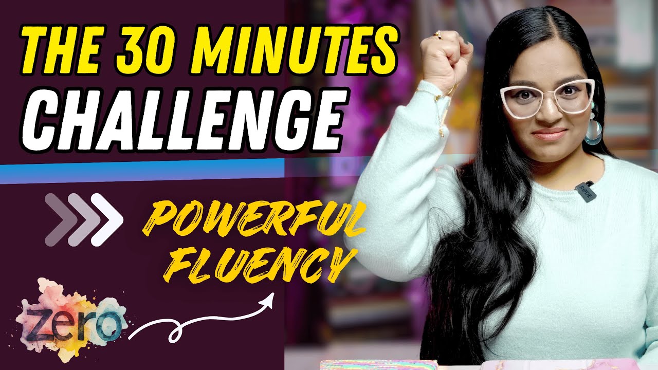 The 30-Minutes Powerful Speaking Exercise | From zero to fluent in ...