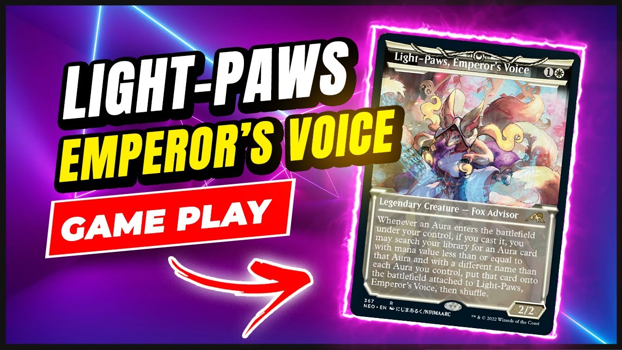 Light-Paws, Emperor's Voice || Game Play || One More Game MTG - YouTube