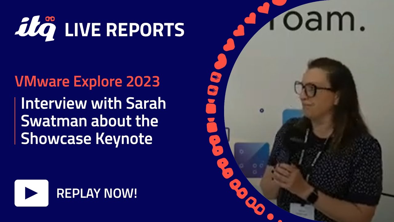Interview with Sarah Swatman about the Showcase Keynote - ITQ Live at ...