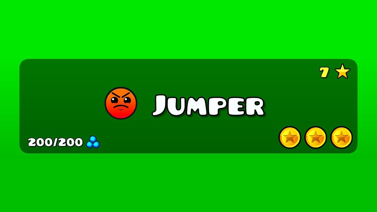 "Jumper" 100 % (ALL COINS) | Geometry Dash - YouTube
