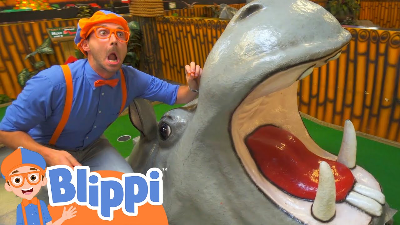Blippi Visits Party Jungle and Learns About Animals | Fun and ...