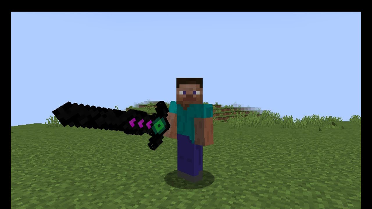 Minecraft Ender Sword Texture Creation - YouTube