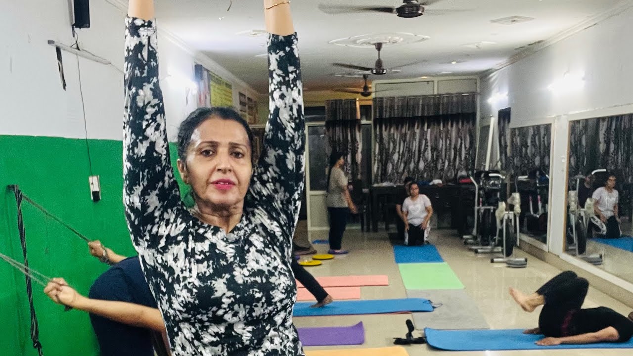 learn some advance asanas/Morning Yoga session with Dr. Sandhya# ...