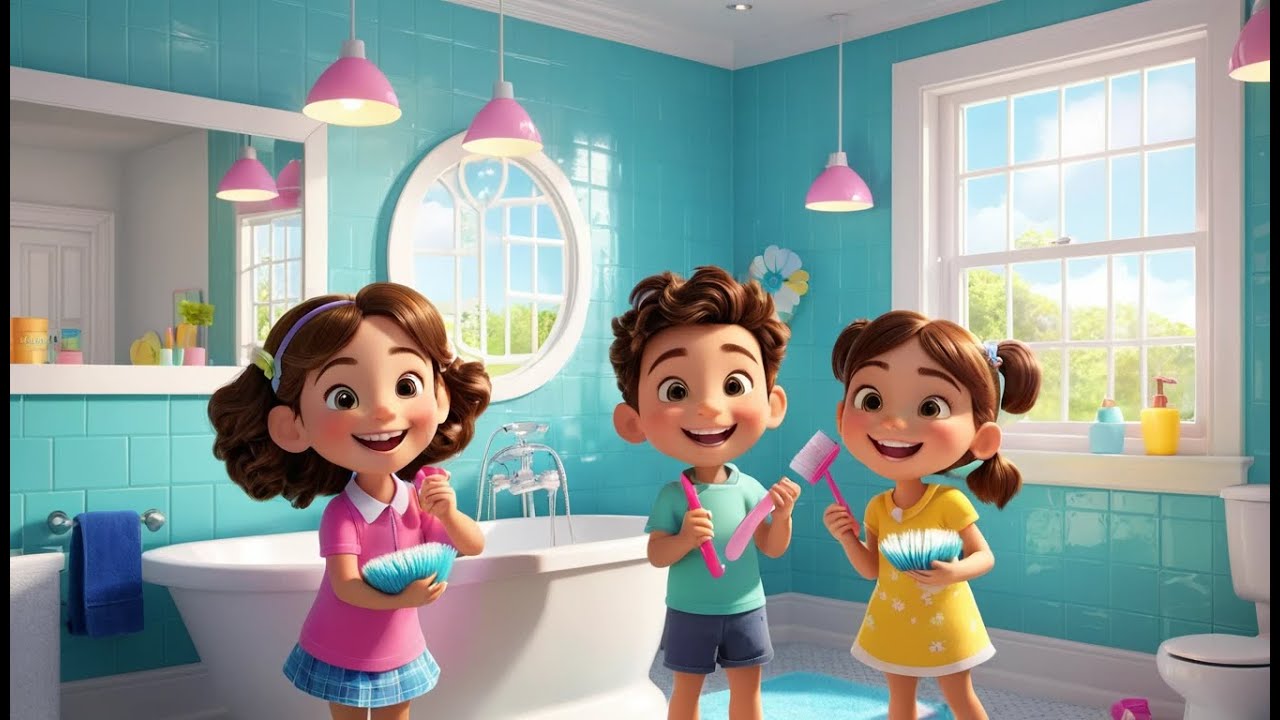 Brush Brush Song – Guess the Sparkling Smile! | Fun Teeth Brushing Song ...