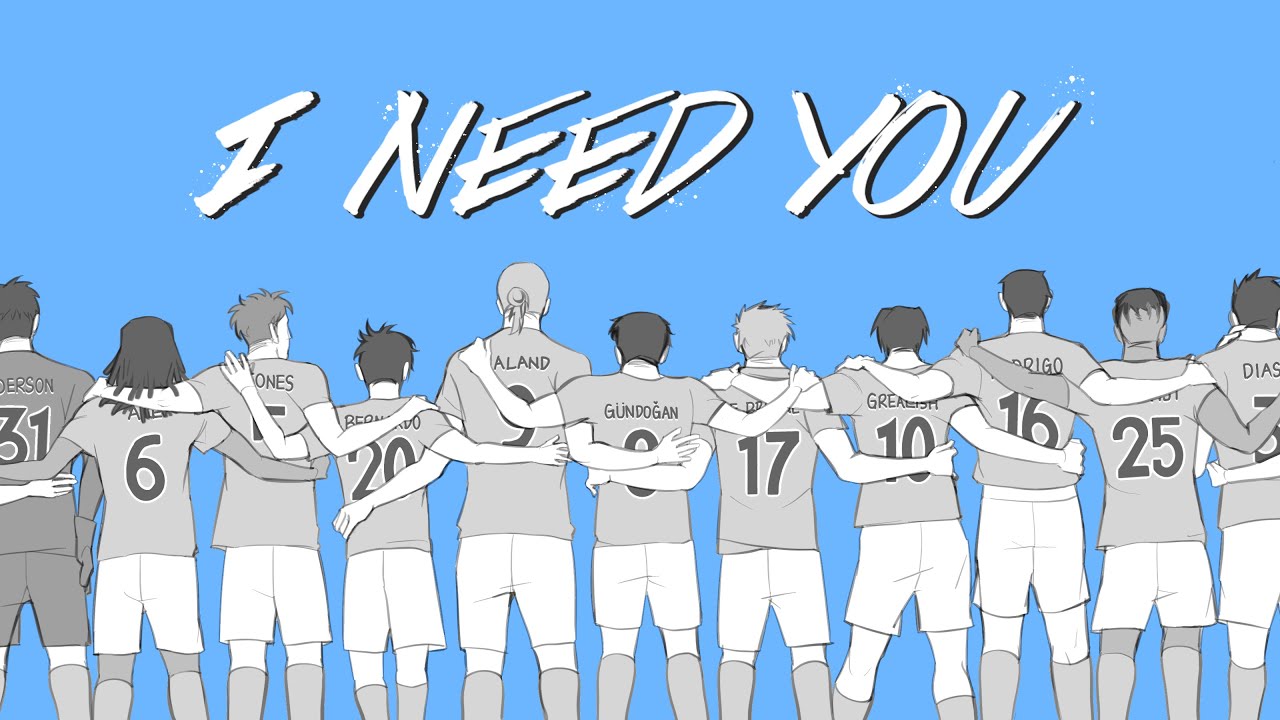 【Manchester city FC/ Still-frame Animation】I NEED YOU - YouTube