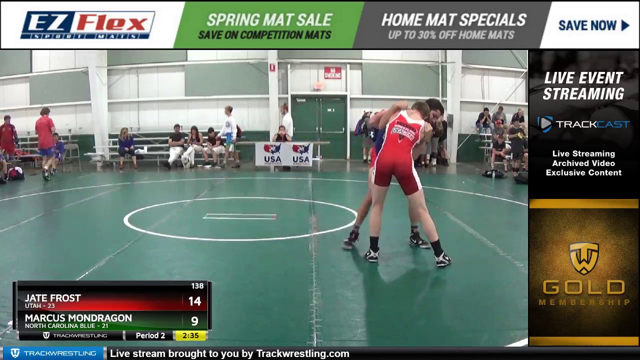 138 Jate Frost Utah vs Marcus Mondragon North Carolina Blue 8384656104 ...