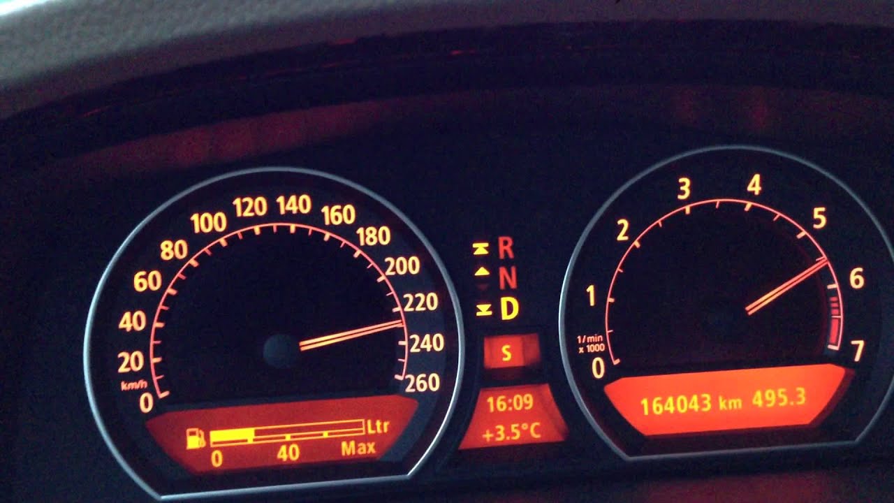 BMW 735i max speed - YouTube