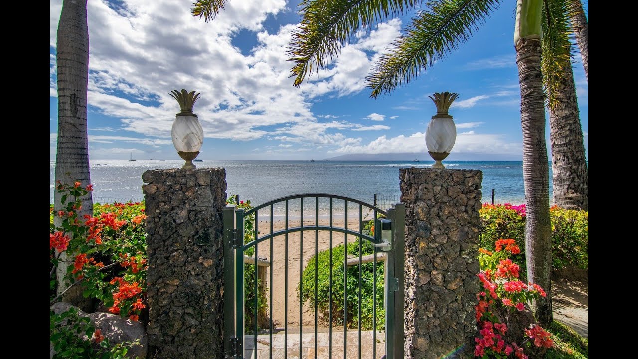 Iconic Beachfront | Lahaina Shores #202 - YouTube