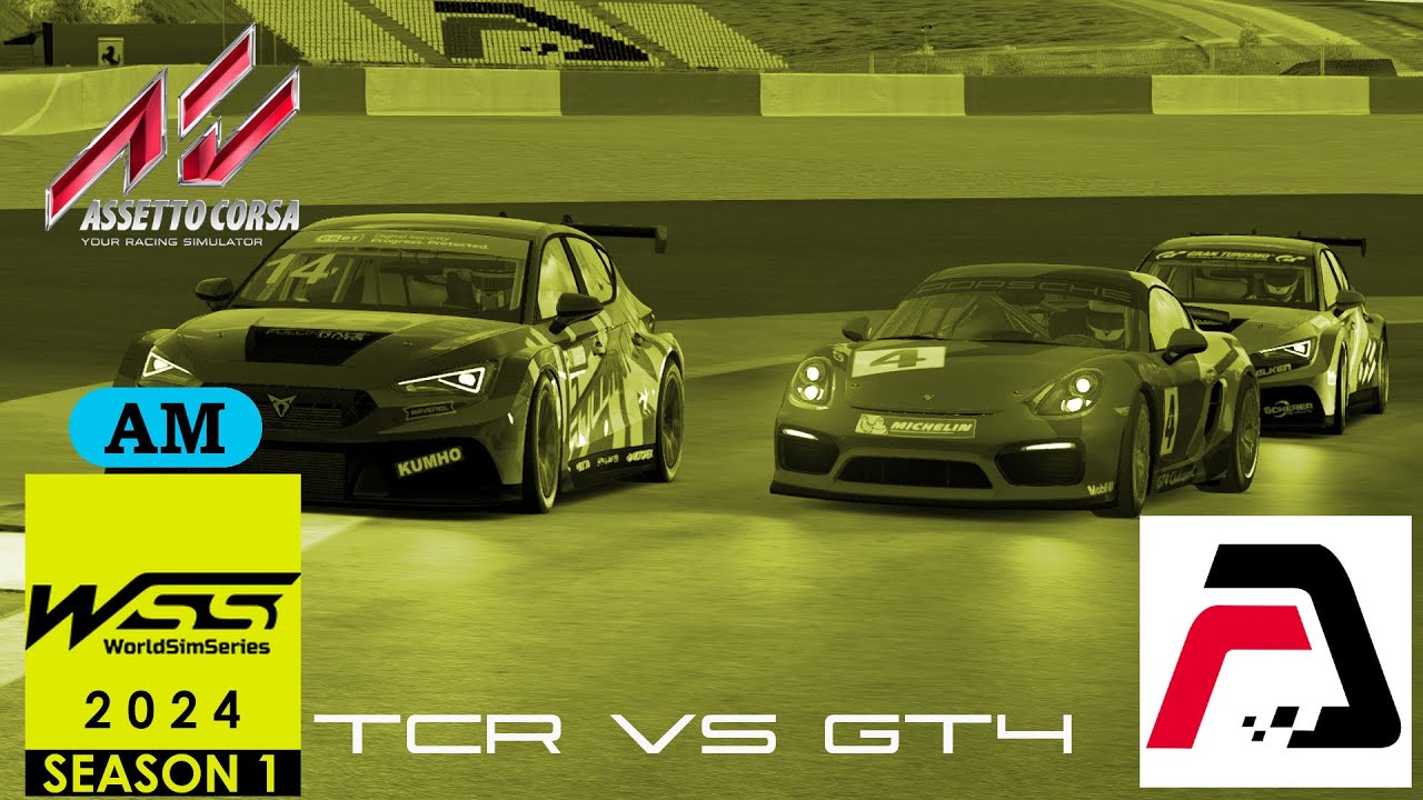 World Sim Series | TCR vs GT4 - Portimao - YouTube