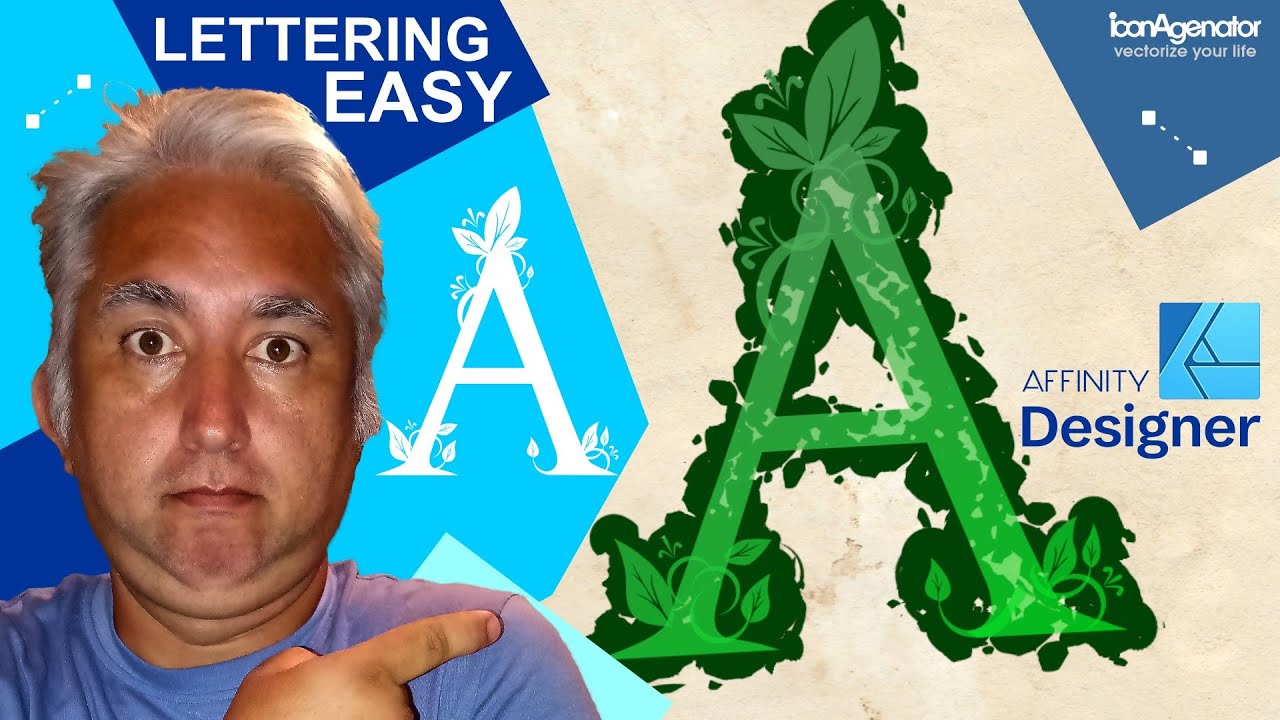 Create Ornamental Font Affinity Designer or letter Designs # ...