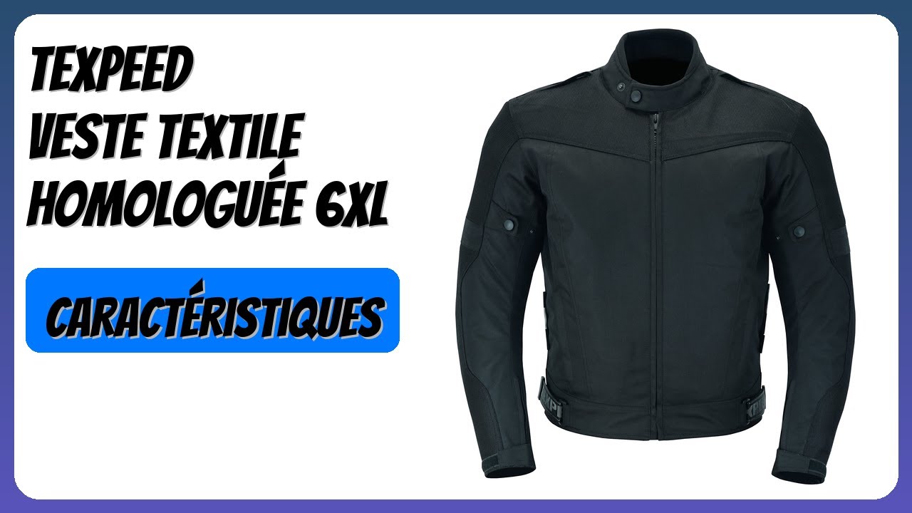 AVIS (2026): Texpeed Veste Textile Homologuée 6XL. DÉTAILS - YouTube