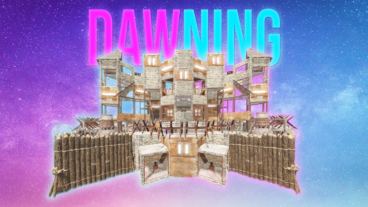 The Dawning - META Small Group Castle - Mountain Roof - Bunkers - Rust ...