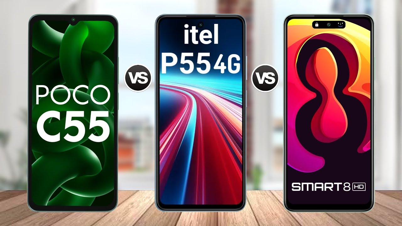 POCO C55 4G vs itel P55 4G vs Infinix Smart 8HD || Specs Comparison ...