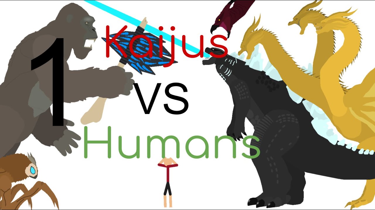 Kaijus vs Humans 1 | StickNodes - YouTube