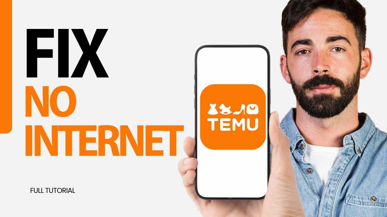 How To Fix No Internet On Temu App 2024 - YouTube