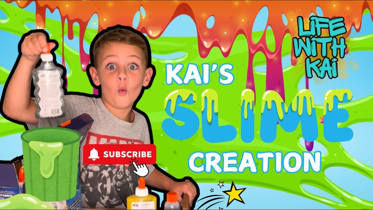 Kai's Slime Creation - YouTube