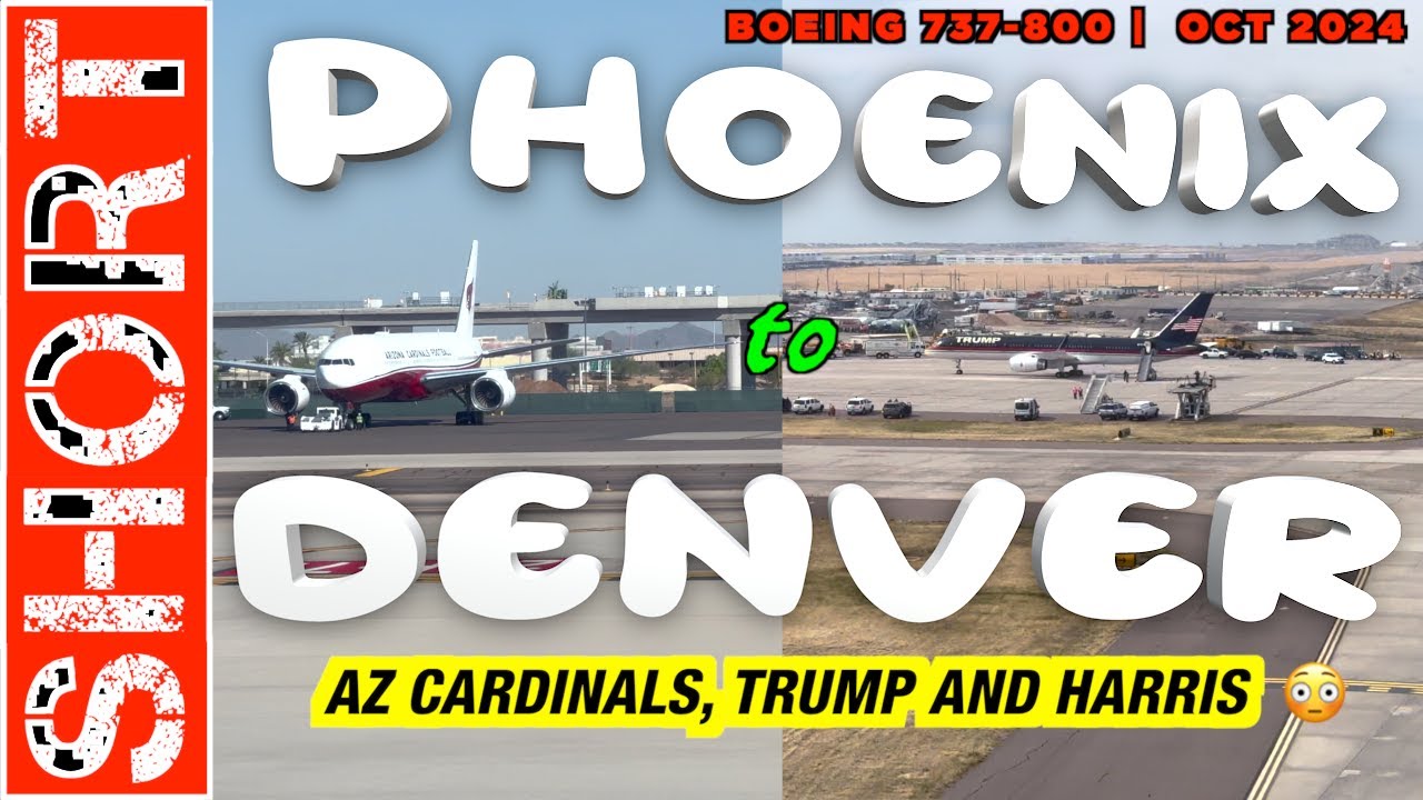 Phoenix to Denver | Southwest Airlines | Boeing 737-800 | Short Full ...