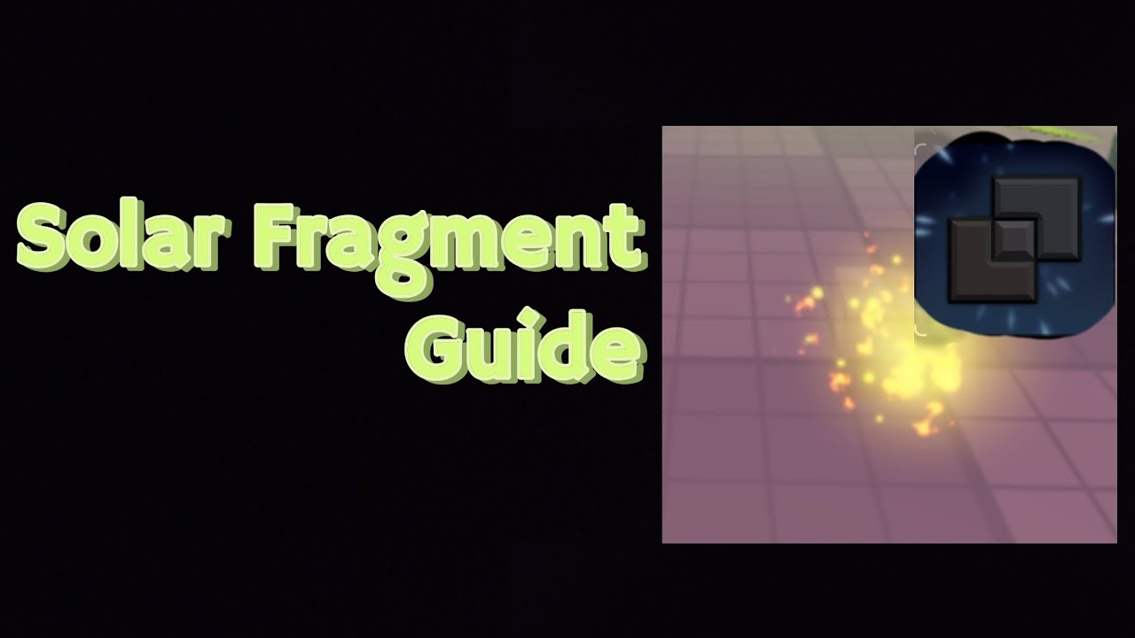 Fast Solar Fragment Guide (Modded Cube Combination) - YouTube