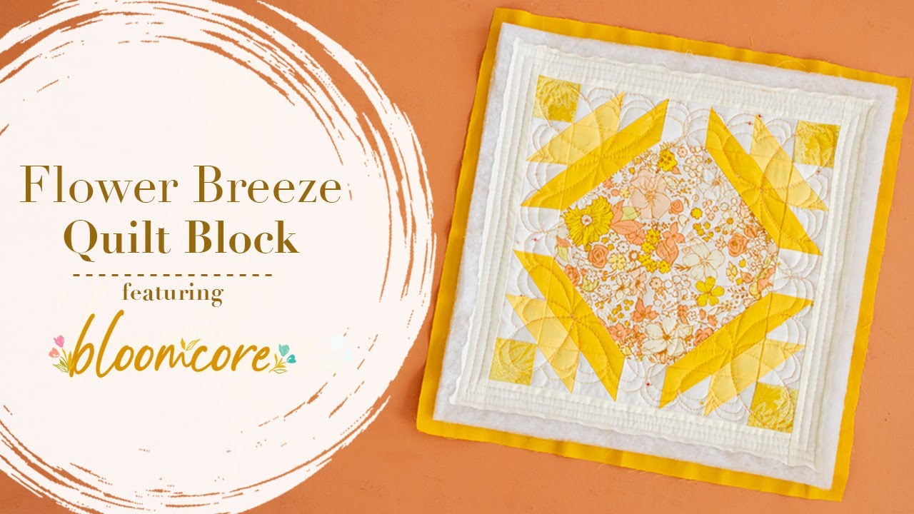 EASY Quilt Block Tutorial | How to Sew the Flower Breeze Block - YouTube