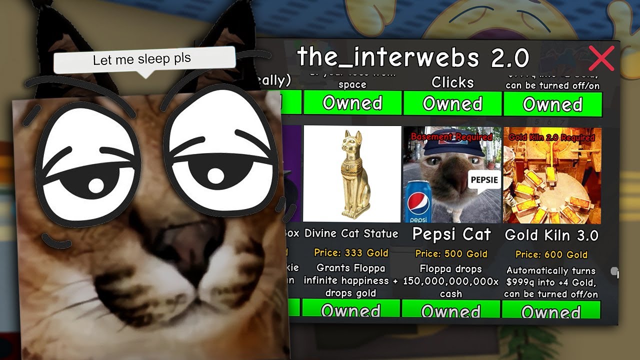 Raise a Floppa 2 How Long It Took To GET ALL THE GOLD UPGRADES ...