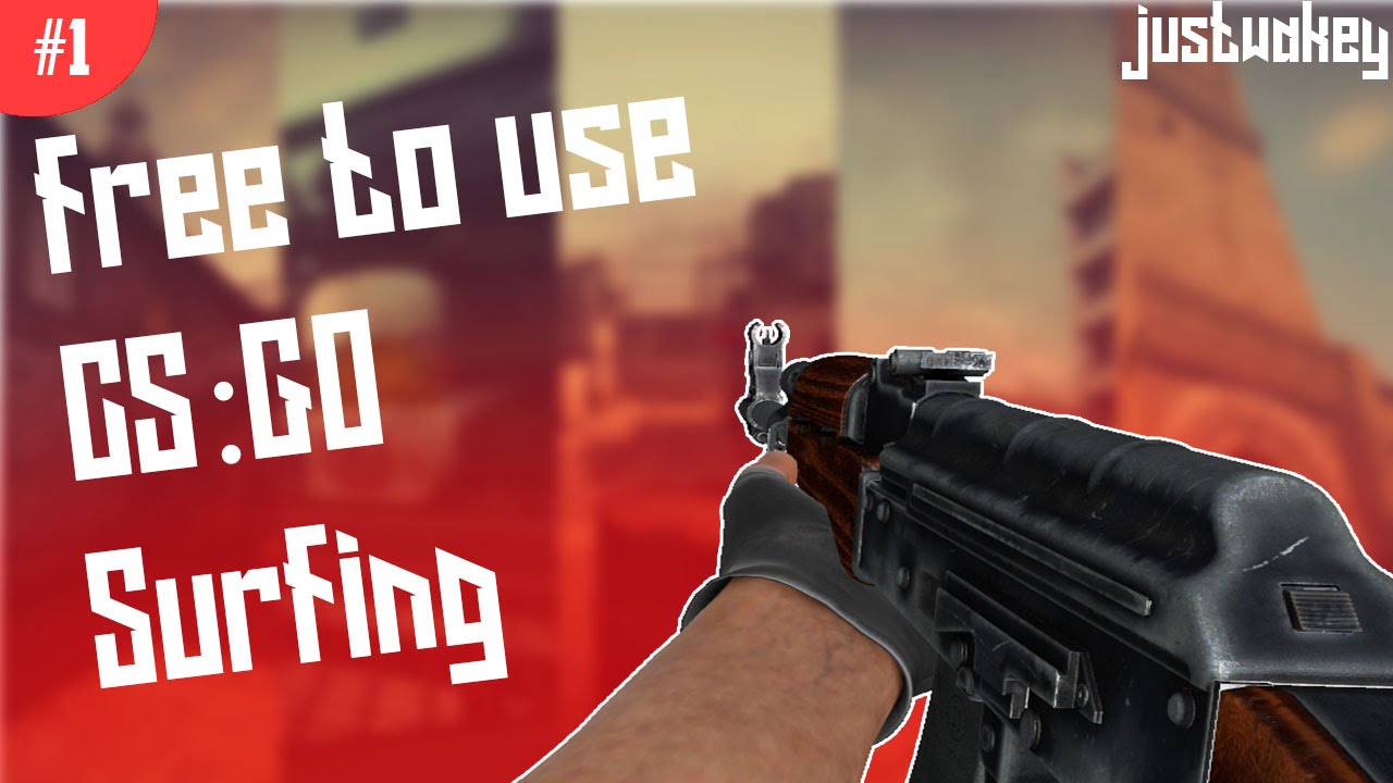 FREE TO USE CS:GO SURFING GAMEPLAY NO COMMENTARY OR SOUND (1080p, 60fps ...