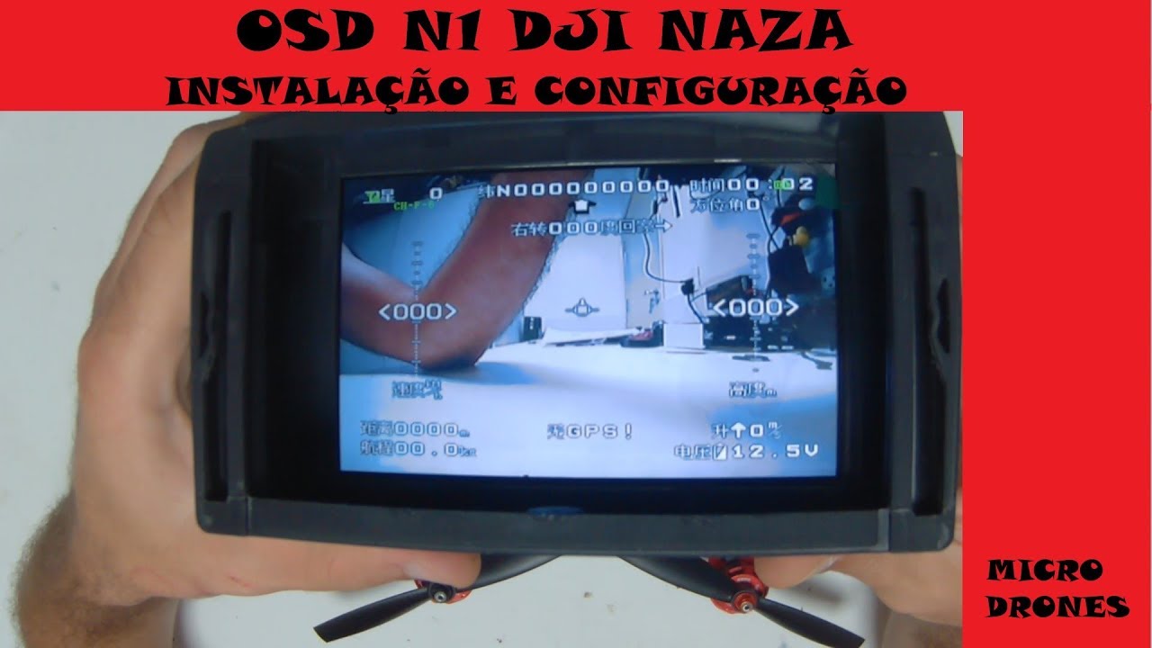 OSD N1 DJI NAZA | Instalação e configuração. - YouTube