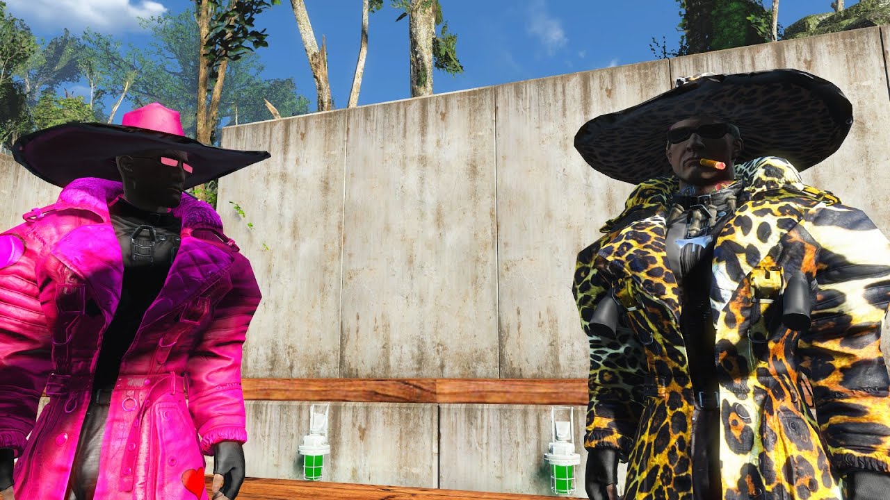 Fallout 4 Leopard Pimp Coat - YouTube