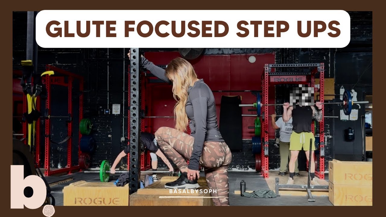 Glute Focused Step Ups - YouTube