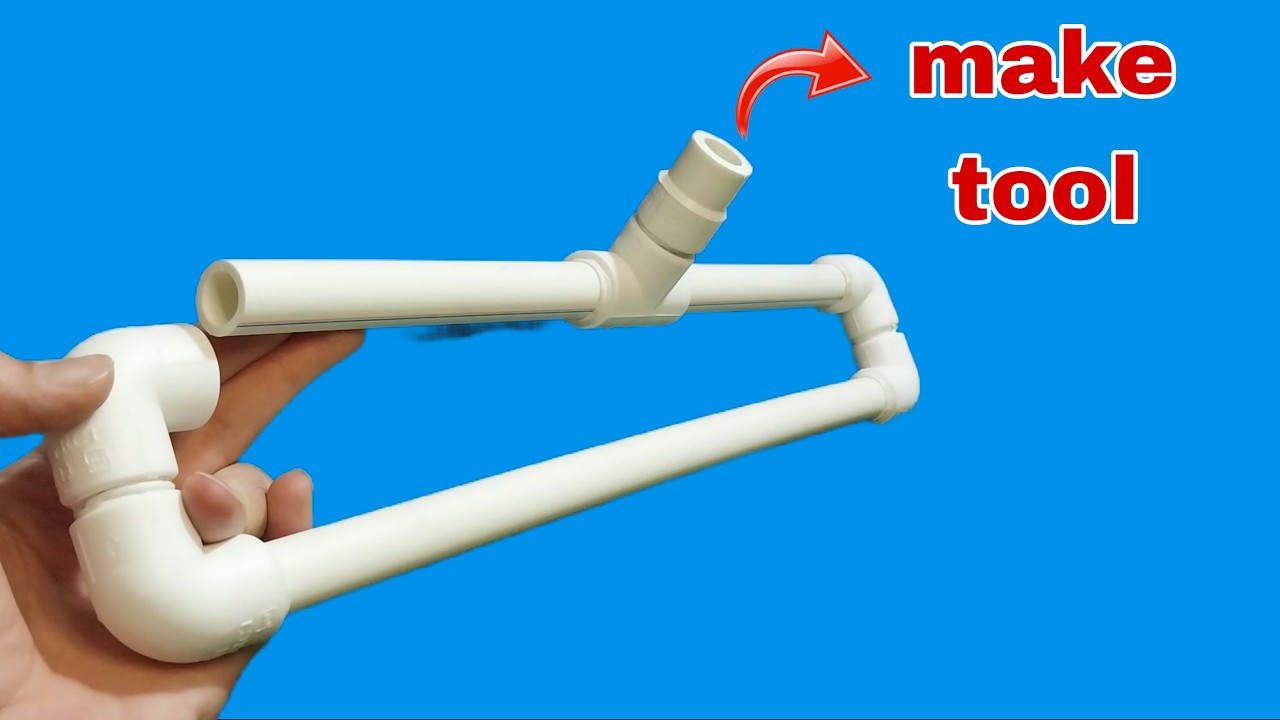 New idea for making practical tools from PVC pipes_diy - YouTube
