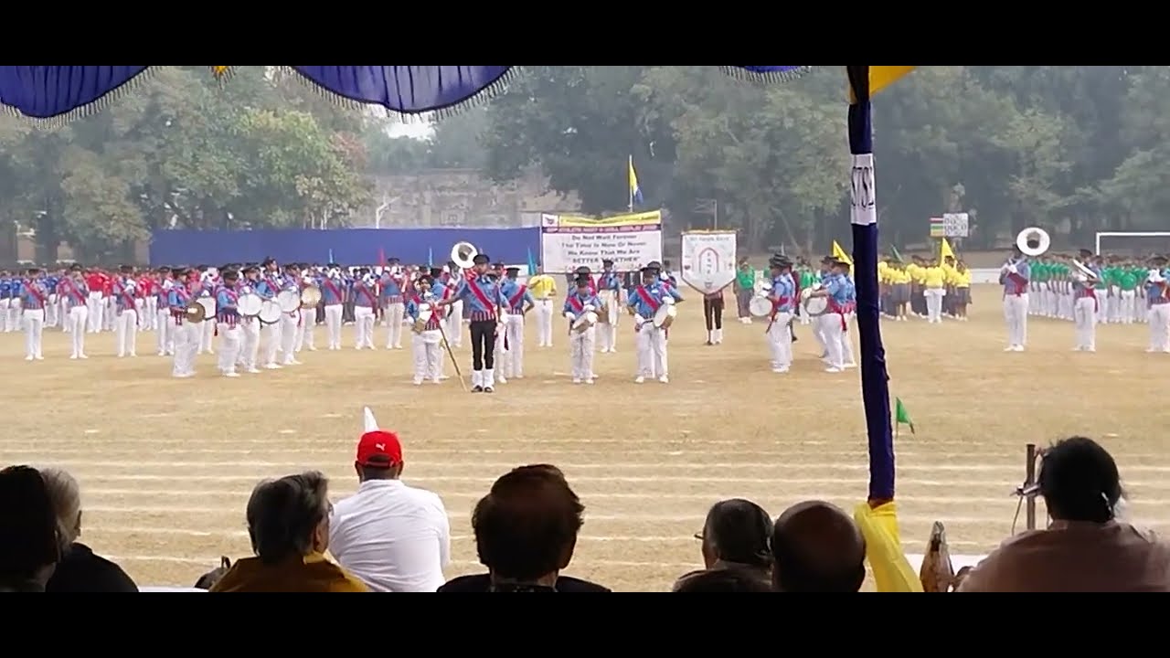 Band display at St. Vincent High School, Asansol. - YouTube