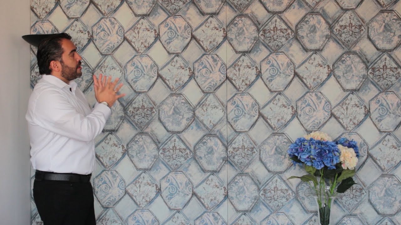 ¡TAPIZAR UNA PARED! - YouTube