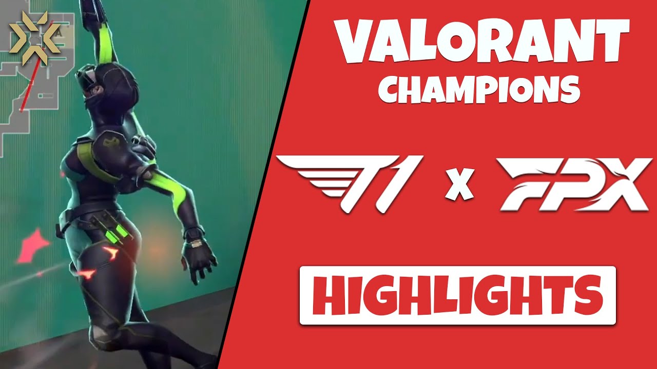 FPX OUT!! T1 vs FunPlus Phoenix FPX - HIGHLIGHTS | VALORANT CHAMPIONS ...