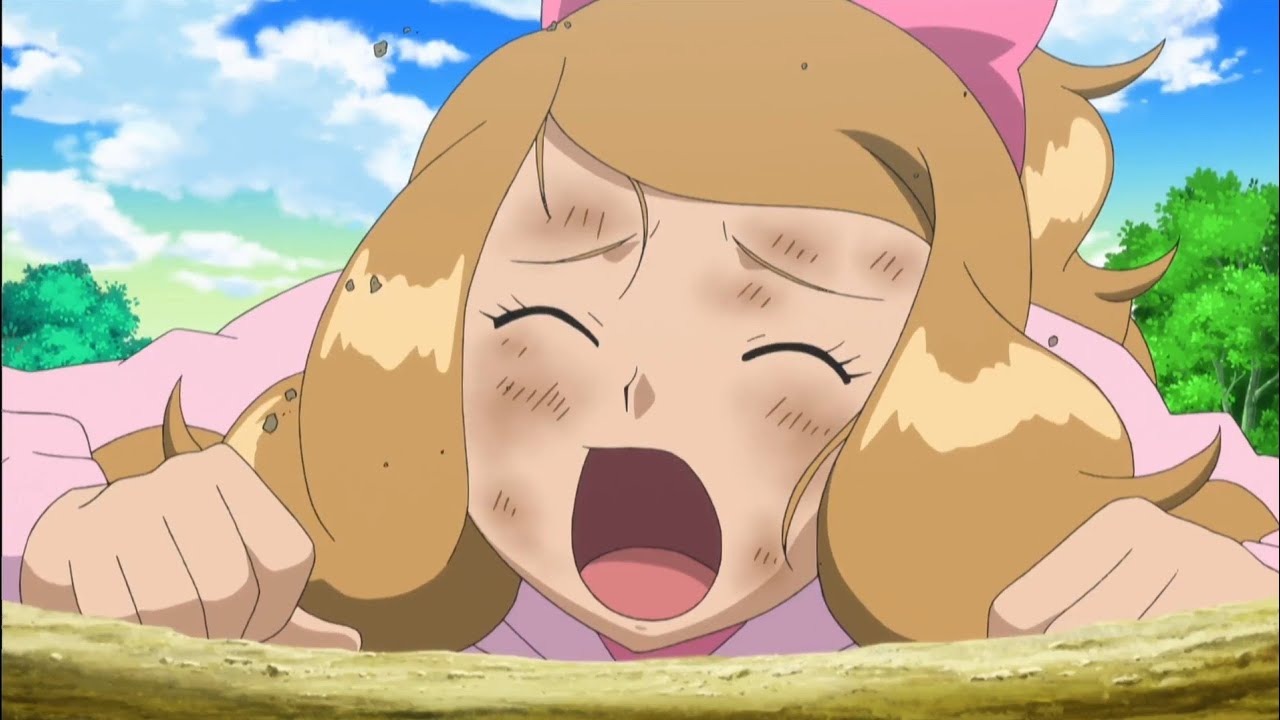 Pokemon XY season 17 Serena Rhyhorn Training lovely video [Pokemon in ...