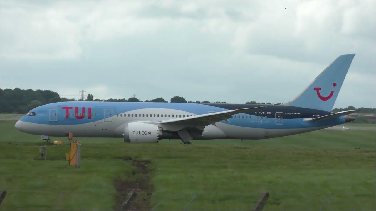 G-TUIH TUI Airways Boeing 787-8 Dreamliner "Mr Patmore" arriving at Birmingham Airport - YouTube