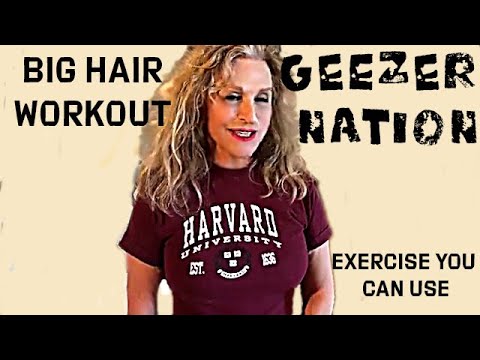 Geezer Nation Silver Sneakers FLEX Big Hair Workout Oct 16 - YouTube