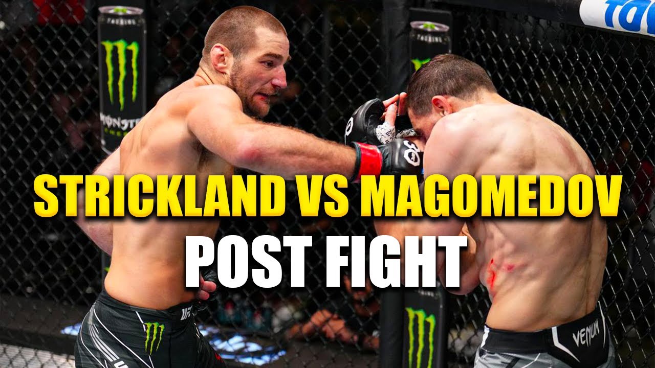 Sean Strickland vs Abus Magomedov Post Fight - UFC Vegas 76 - YouTube